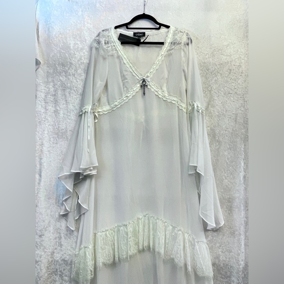 Dolls Kill | Dresses | Dolls Kill White Maxi Dress | Poshmark